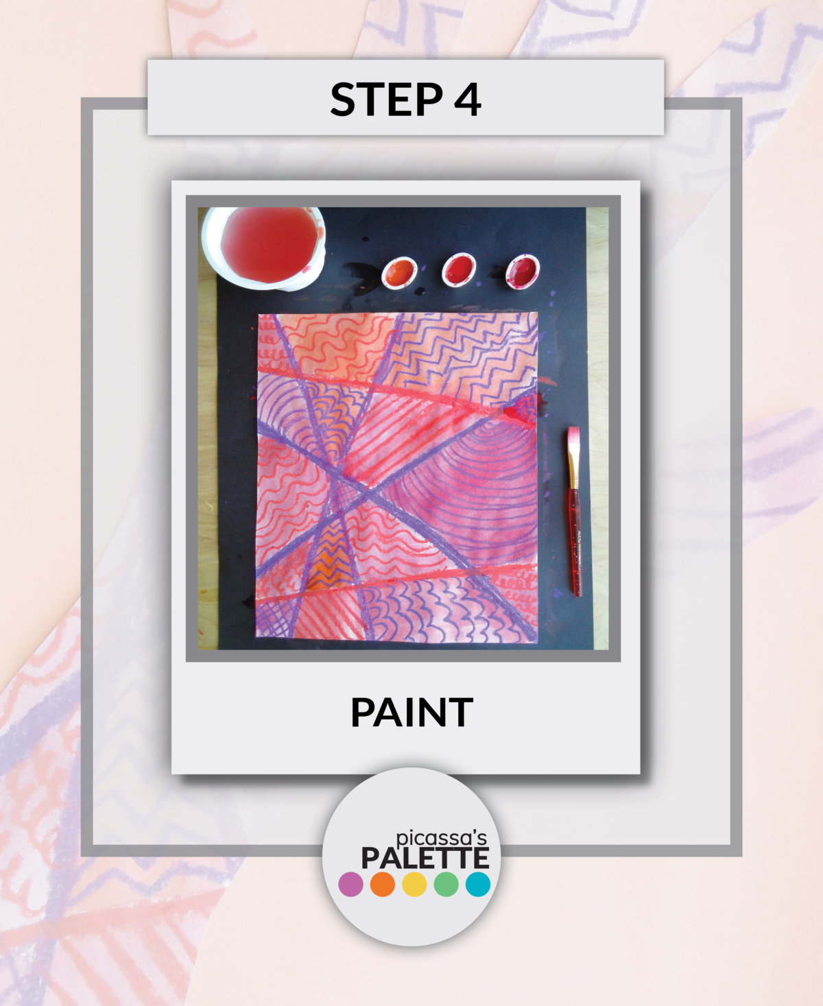 Line-Style Watercolor Hands Art Lesson - Picassa's Palette