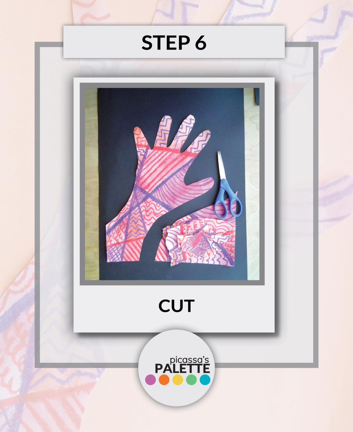 Line-Style Watercolor Hands Art Lesson - Picassa's Palette