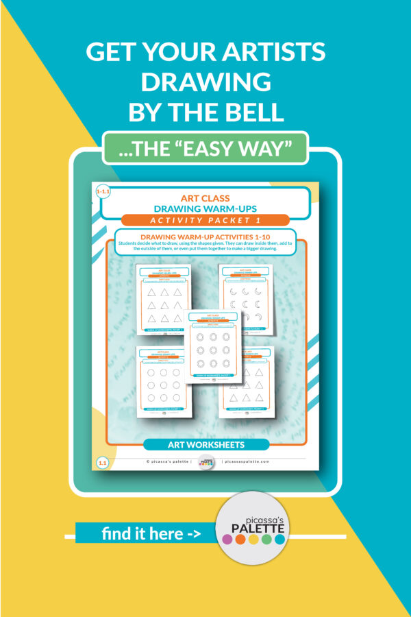 WARM-UPs in the Art Room - How To Use: Art Class Drawing Warm-Up ...
