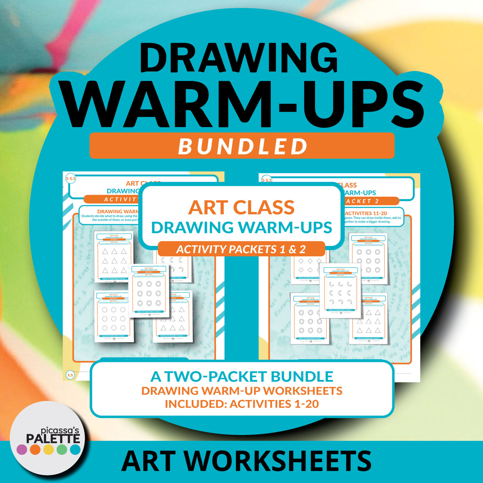 WARM-UPs in the Art Room - How To Use: Art Class Drawing Warm-Up ...